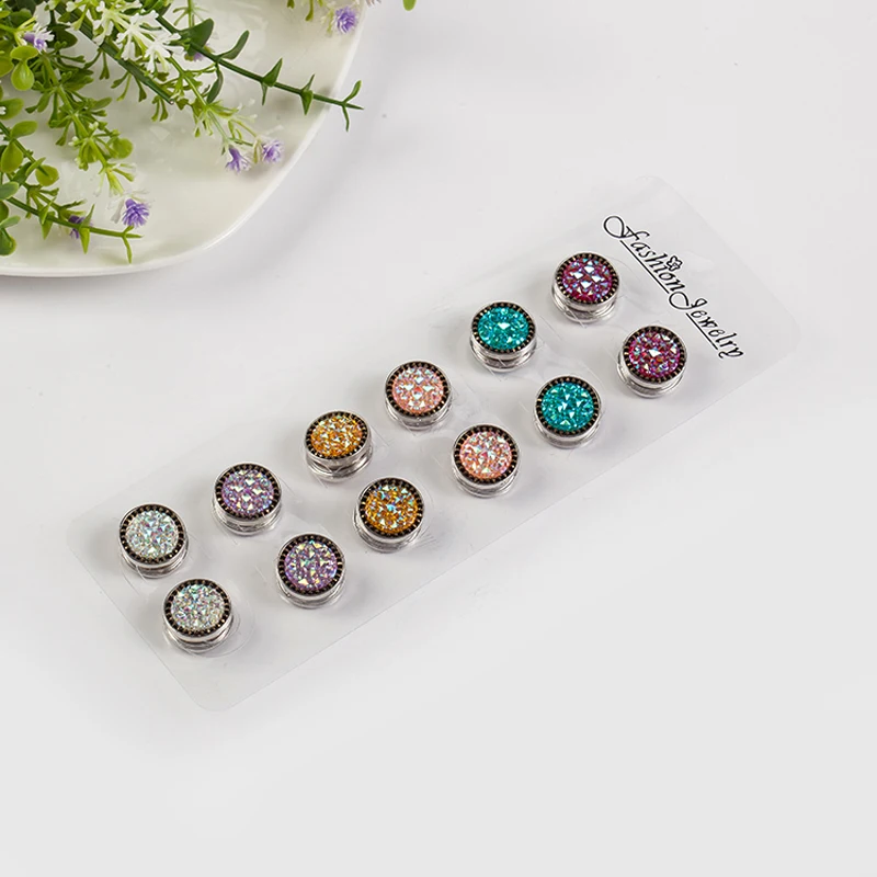 Pinloze Magnetische Pins voor Hijab Sjaals Strass Magneet Knop Broche ...