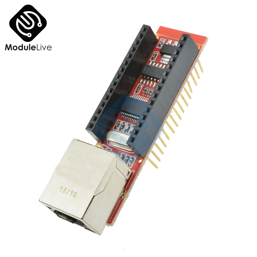 5PCS-ENC28J60-Ethernet-Shield-V1-0-For-Arduino-Nano-Microchip-HR911105A ...