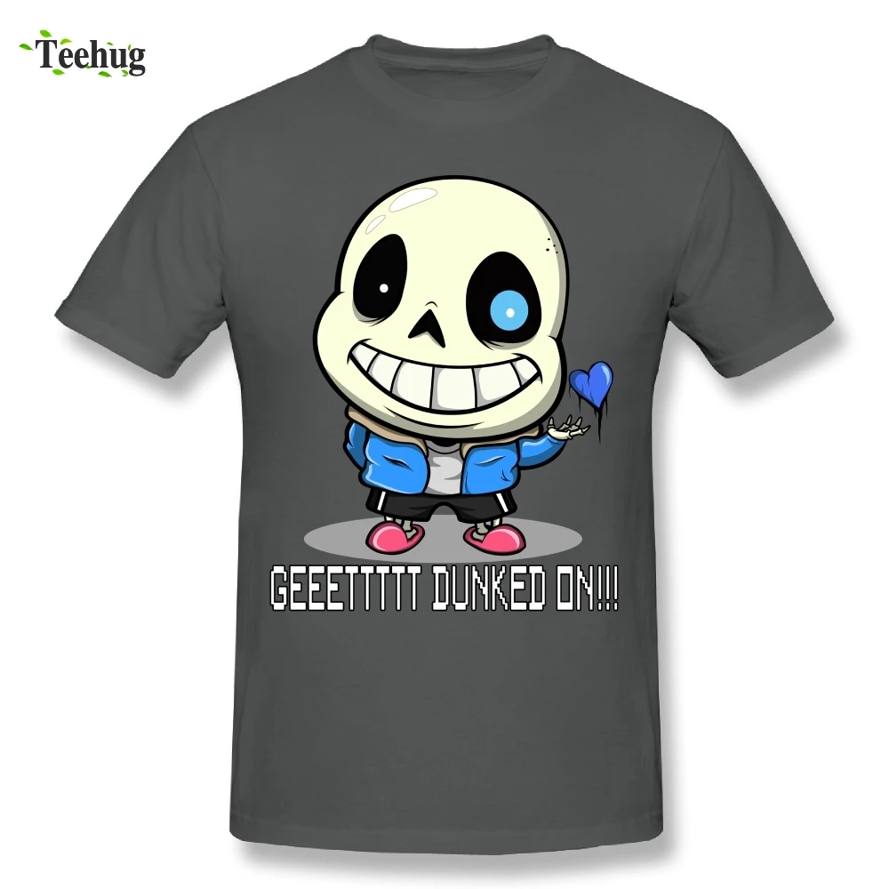 Funny Game Man Sans Undertale T Shirt Natural Cotton T Shirts For Boy ...