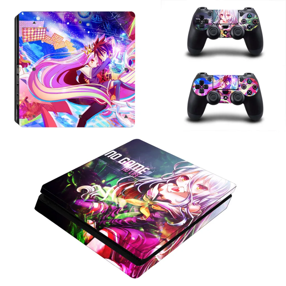 No Game No Life Anime Girl PS4 Slim Skin Sticker for PlayStation 4 ...