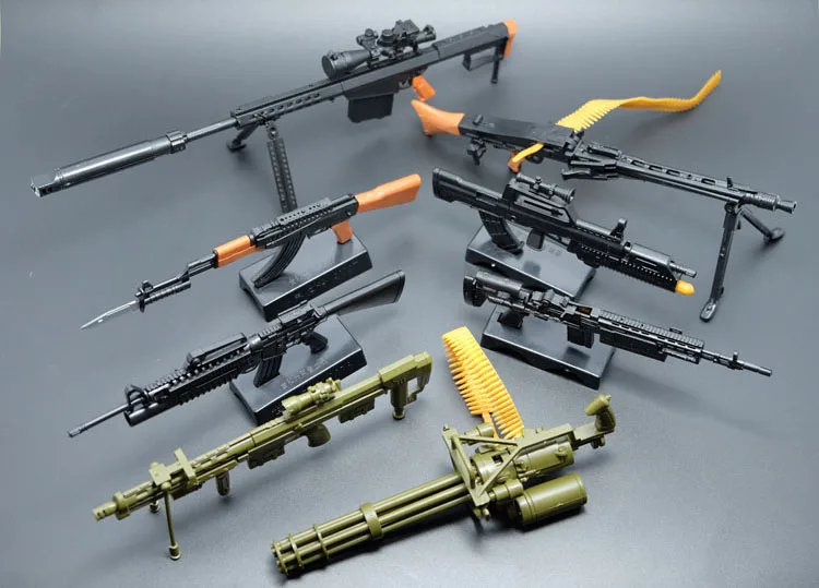 Aliexpress.com : Buy 8Pcs/set 1:6 Gun Model Plastic Assembling Firearms ...