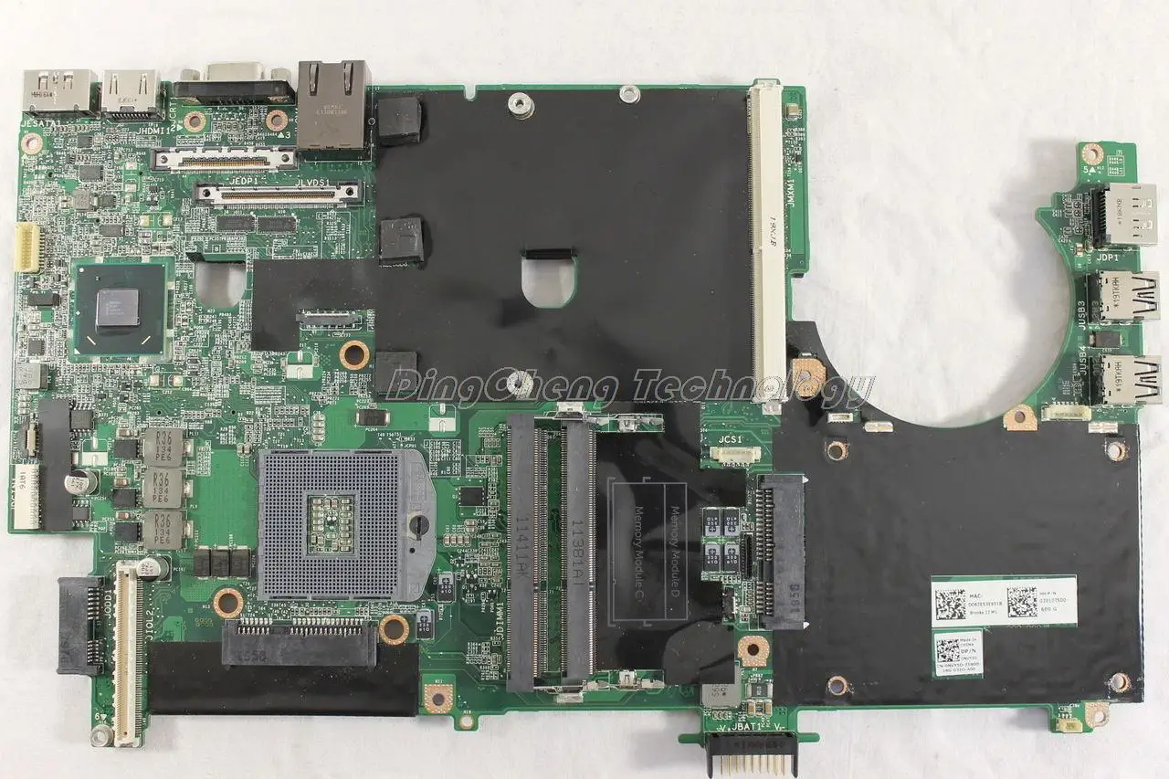 laptop Motherboard/mainboard for dell M6600 0NVY5D CN 0NVY5D for intel ...