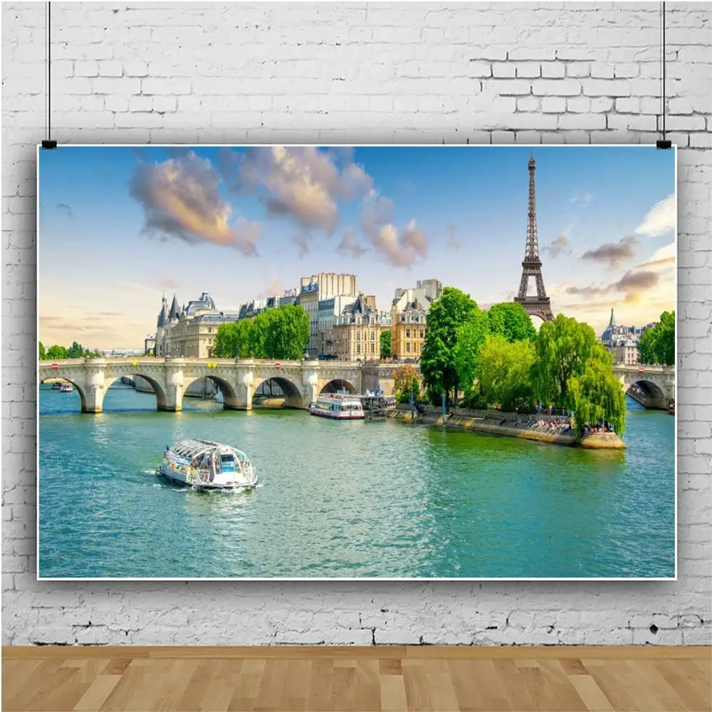 Yeele Floating City River Bridge Portrait Wall Scene Baby Background ...