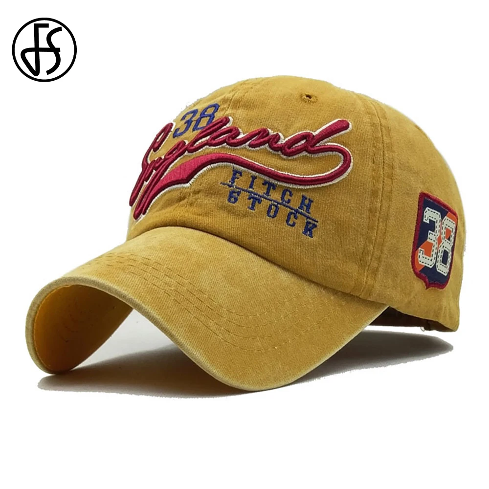 FS-Yellow-Wine-Red-Baseball-Caps-For-Men-Women-Brand-Hat-Cotton-Vintage ...
