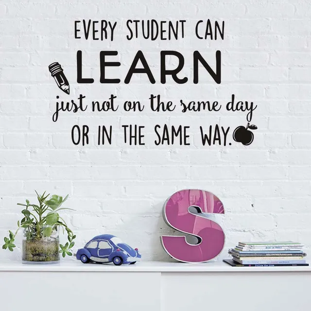 Every Student Can Learn Wall Stickers classroom Encourage motto Home ...