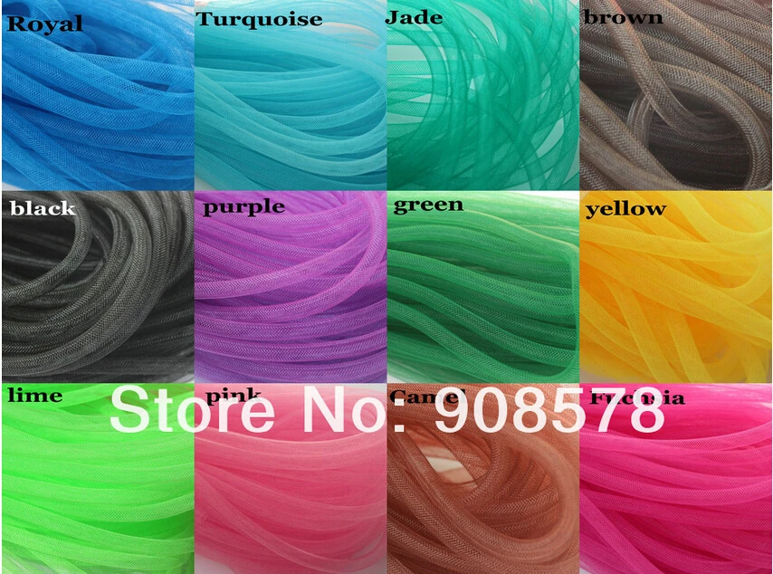 8mm 30yards Plain Tubular Crin Tube Crin Horsehair Cyberlox Trimming ...