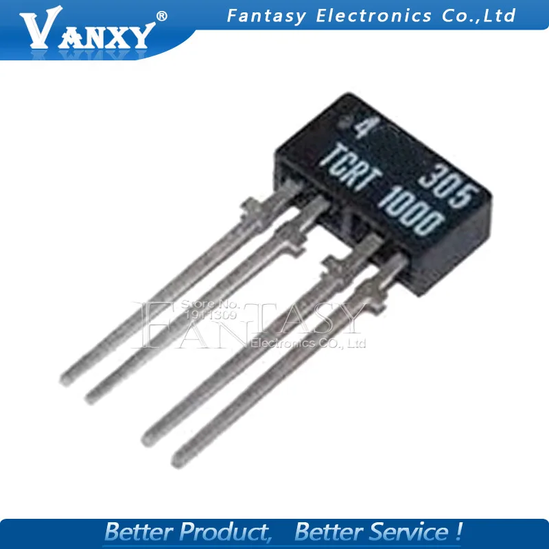 10pcs Tcrt1000 Reflective Optical Sensor With Transistor Output Sensor