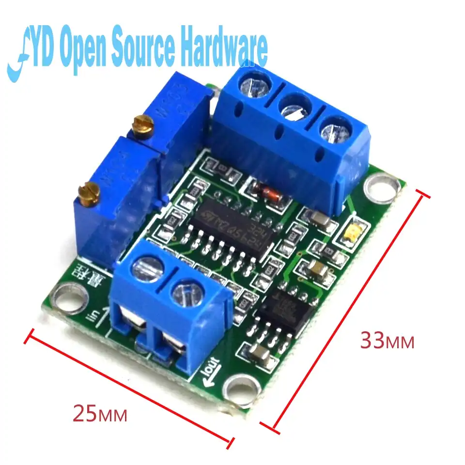 Current To Voltage Module 0/4 20mA To 0 3.3V 5V 10V Voltage Transmitter ...