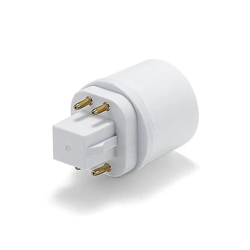 300pcs GX24 to E27 E26 Lamp Holder Converter GX24Q to E27 E26 Base Bulb ...