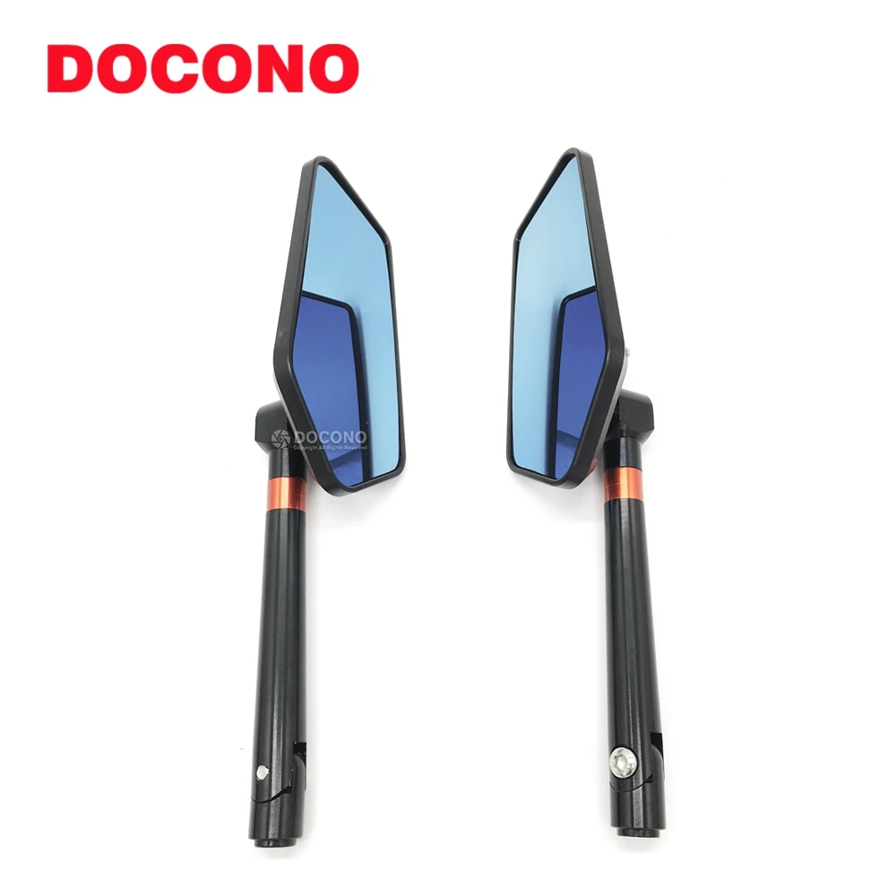 Universal Folding Motorcycle Mirror Motorbike Side Mirrors Rearview
