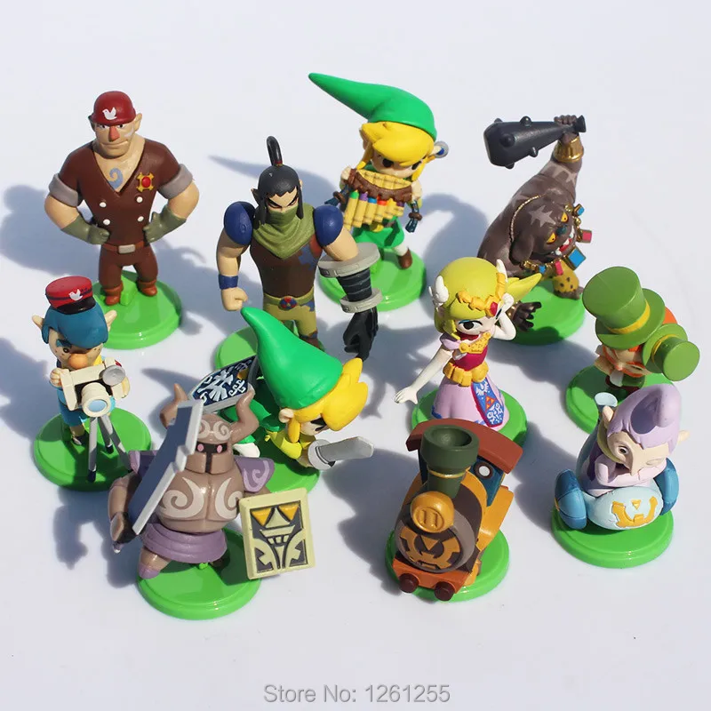 The-Legend-of-Zelda-Capsule-Toys-PVC-Action-Figure-Collection-Model ...