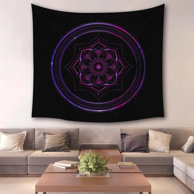 Boêmio Mandala Tapeçaria Tapeçaria Lance Flor de Praia Barraca de ...