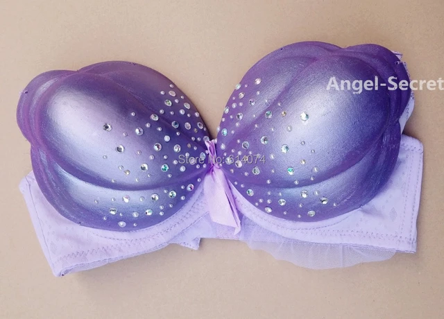 Purple Shell Bra