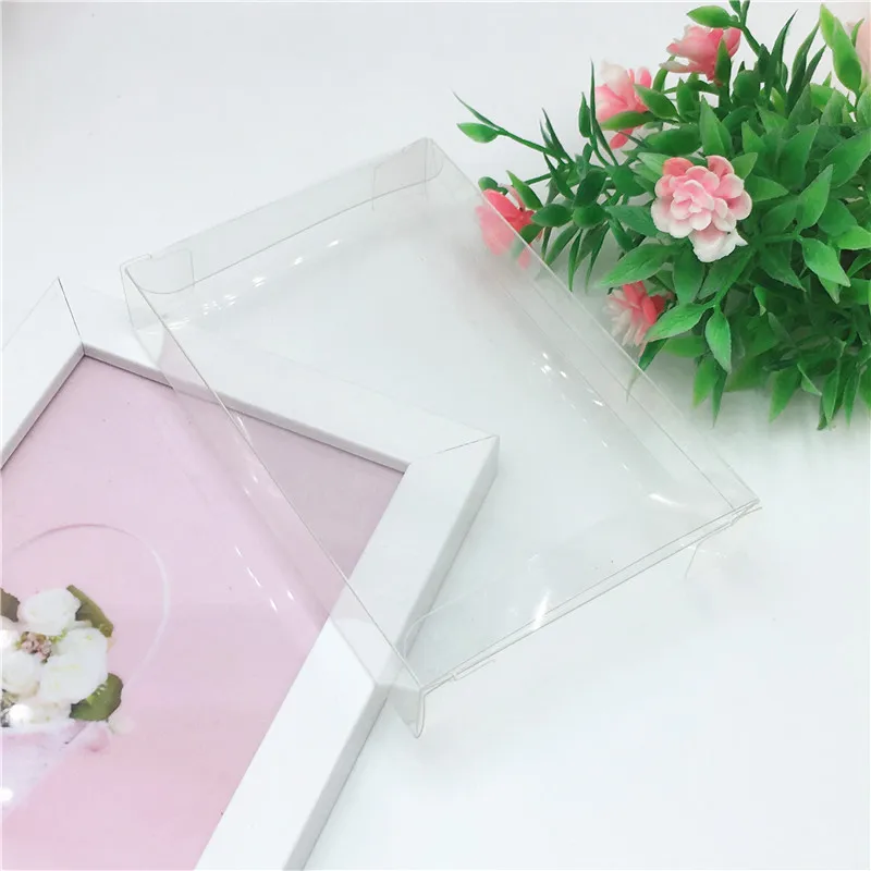 12 Pcs Rectangle Pvc Box Clear Gift Box Plastic Packaging Boxes For Toy ...