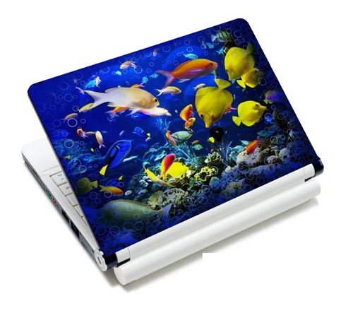 Colorful Fish Art Anti Slip Laptop Sticker Skin Decal Cover Protector ...