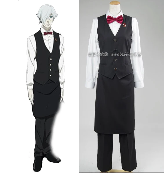 Movie Fashion Death Billiards Death Parade Dequim Bartender Uniform ...