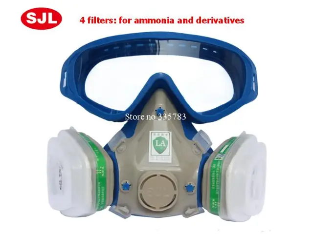 Full Face h2s Gas Mask 7Suits Defense Organic And Acid Gases Breath ...