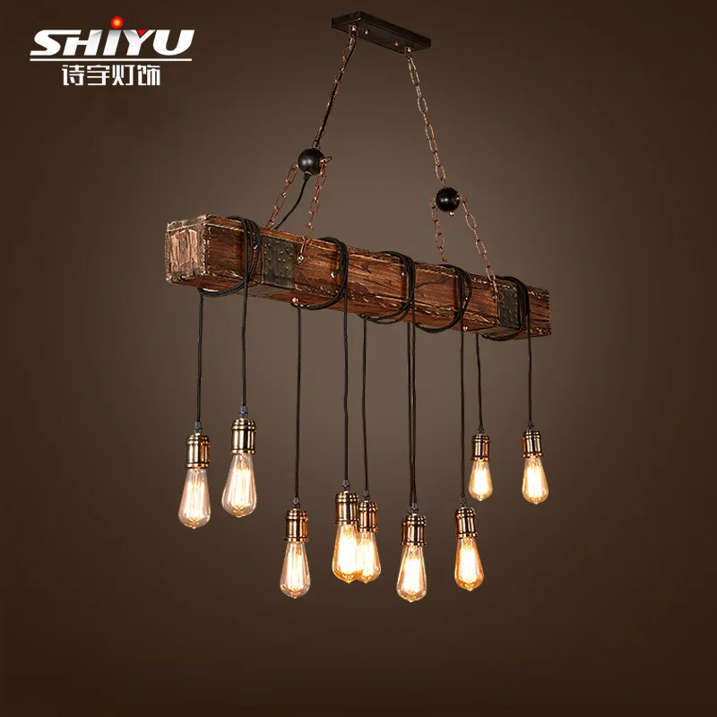 Vintage Pendant Lights Loft Lamp Avize Nordic Hanglamp Restaurant ...