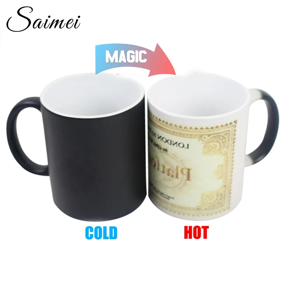 Saimei Design You DIY Picture Customize Color Changing Coffee Mug Heat ...