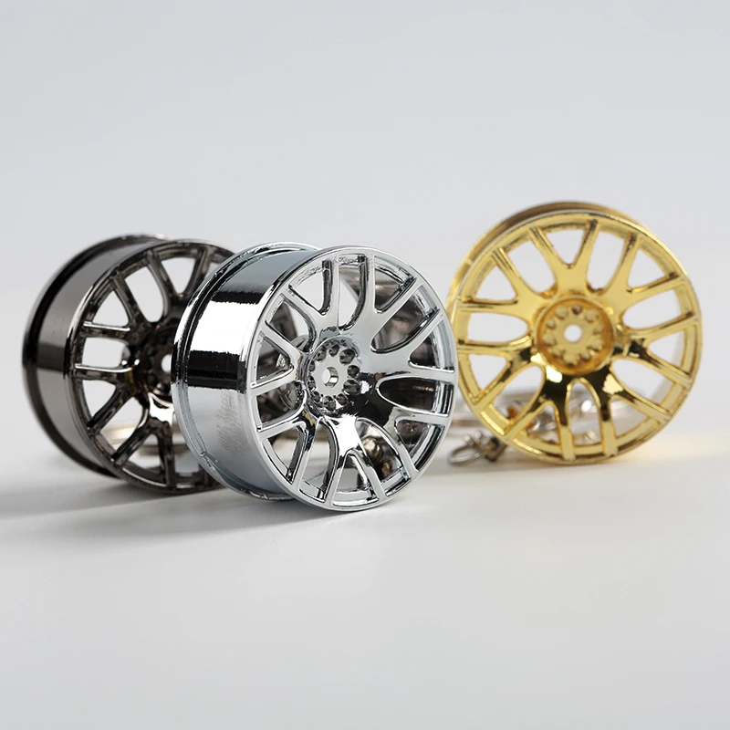 Fashion-Wheel-Hub-Rim-Alloy-Keychain-Keyring-Key-Chain-Key-Ring-Keyfob ...