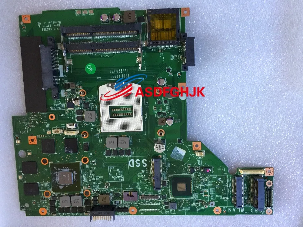 Original MS-16GF FOR MSI GE60 Laptop Motherboard GTX860M MS-16GF1 REV 3 ...