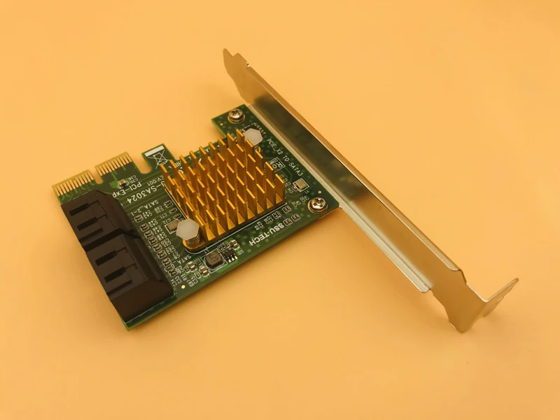 PCI-E PCI Express 2X 4X 8X 16X Cards to SATA 3.0 4-Port SATA III 6Gbps ...