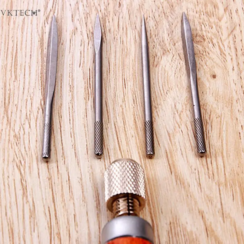 4 в 1 инструменты для рукоделия, шитья шило с деревянной ручкой, набор ...