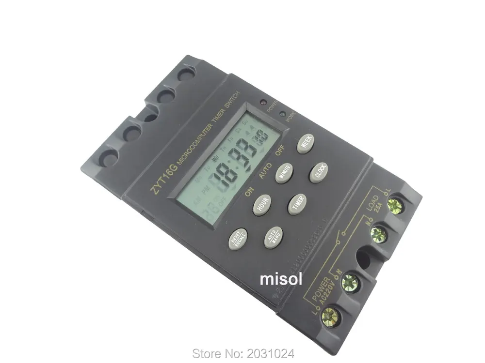 220v Timer Switch Timer Controller Lcd Display Program Programmable
