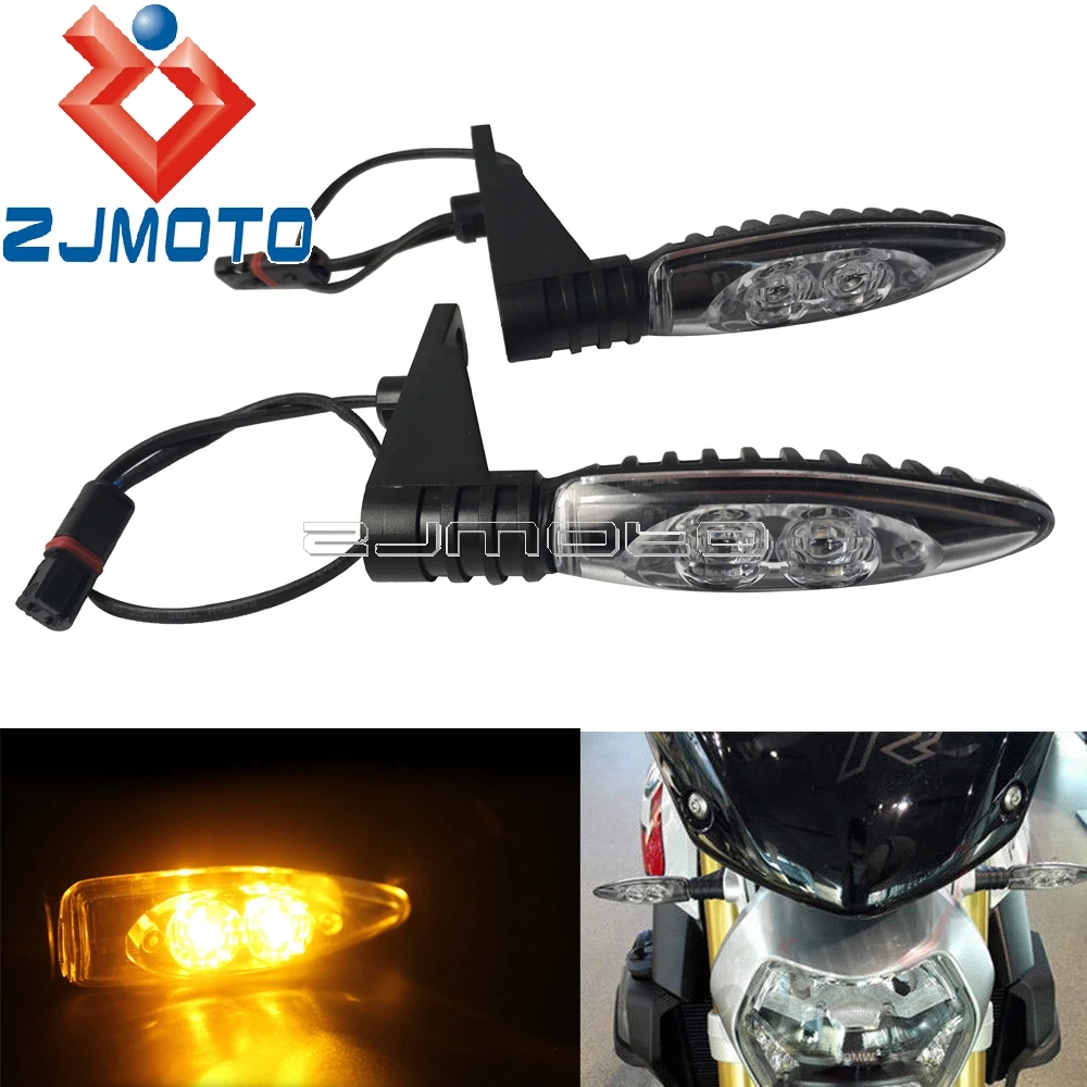 Motorcycle LED Turn Signal Light Motorbike Blinkers Flash Lights For ...