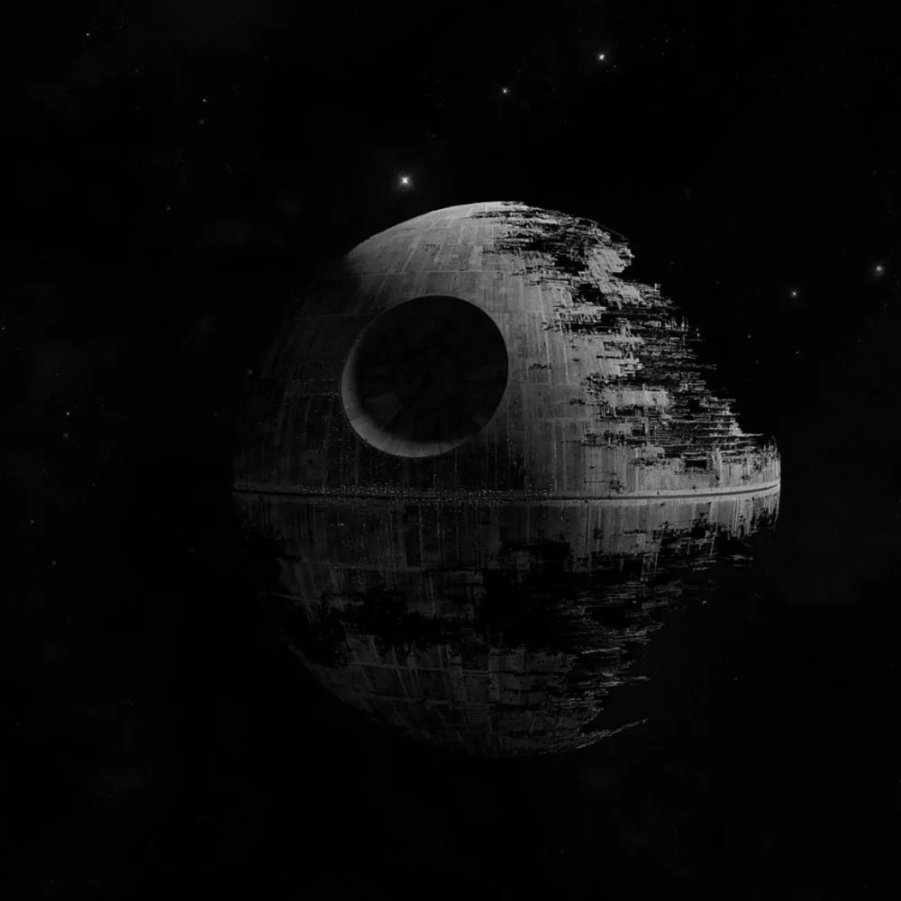 10x10ft Black Space Universe Death Star Custom Photo Backdrops Studio ...
