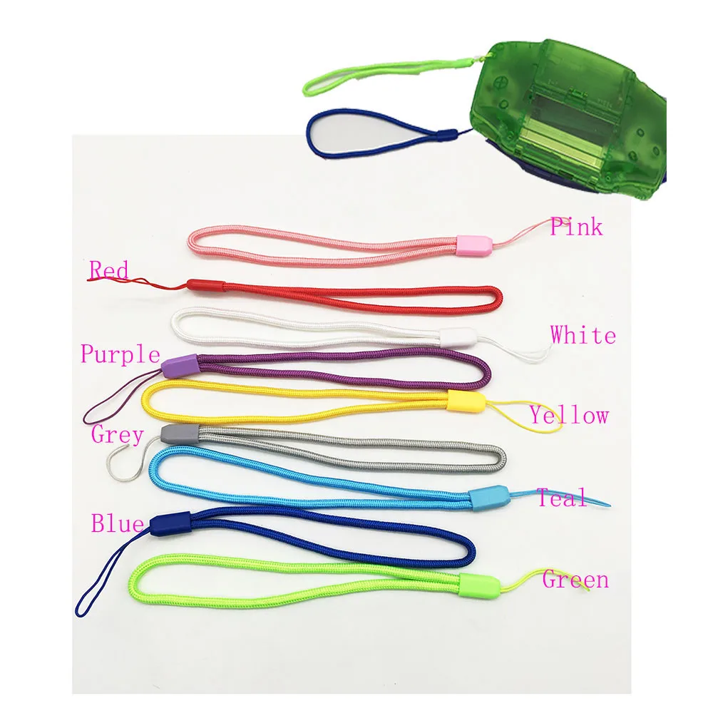 Colorful Braided Lariat Lanyard Wrist Hand Rope For Gba Gba Sp Strap ...
