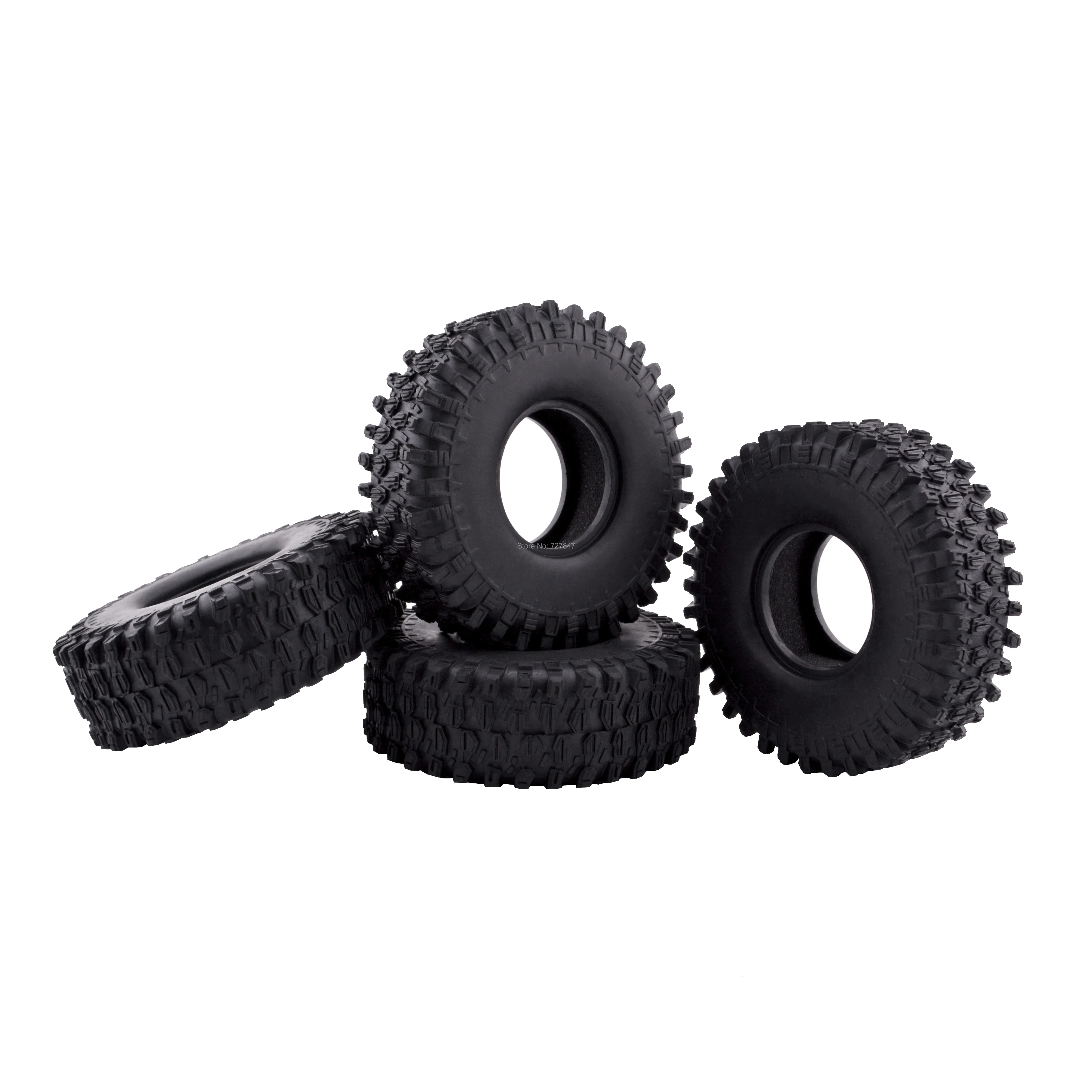 Neumáticos de goma para coche de control remoto, para Rock Crawler ...