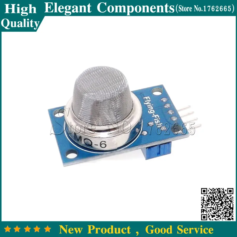 1pcs Mq 6 Mq6 Lpg Gas Sensor Module Liquefied Propane Iso Butane Butane Combustible Gas