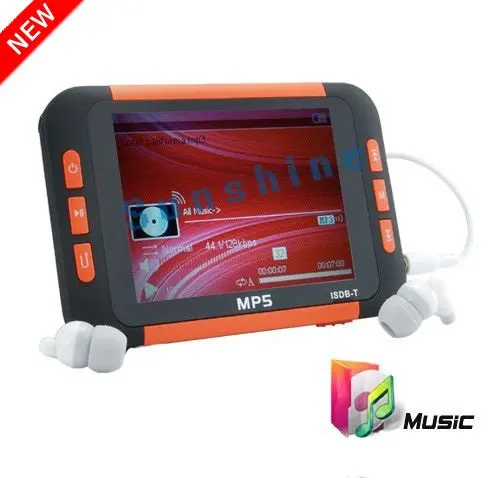 Free Shipping Usb Mp4 Player With 3.5 Inch Lcd Screen + Isdb-t Digital ...