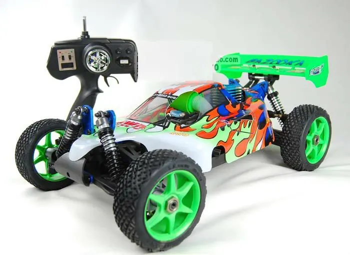 HSP RC 94081 Scale RC Cars 1/8 Plastic ABS 2.4G Transmitter Nitro 4WD ...