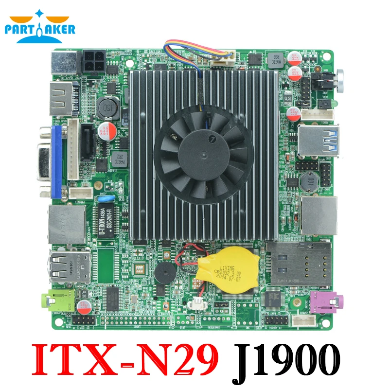 Itx n29 lan quad core baytrail anakart ile fansız mainboard j1900, j1900 nano itx anakart oem ...