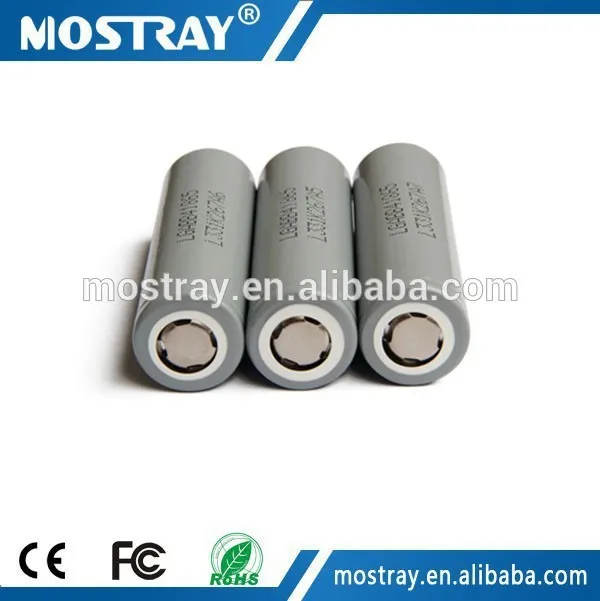 4pcs/pack free shipping flat top LGABB41865 18650 2600mAh 3.7v li-Ion ...