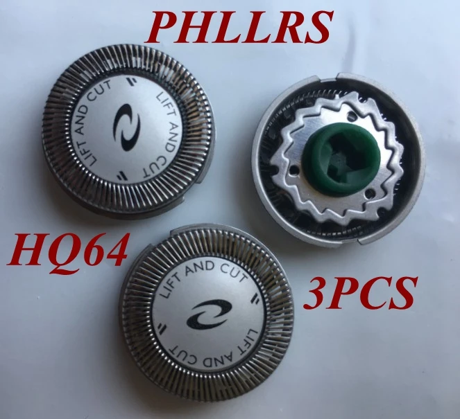 3pcs Hq64 Replacement Head Razor Blade For Philips Shaver Hq54 Hq6070 ...