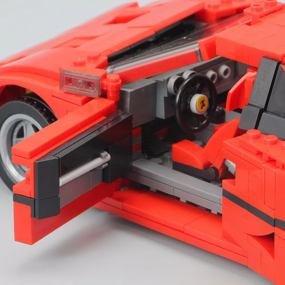 21004 Ferrarie F40 Sports Car Model Building Blocks Kits Bricks Toys ...