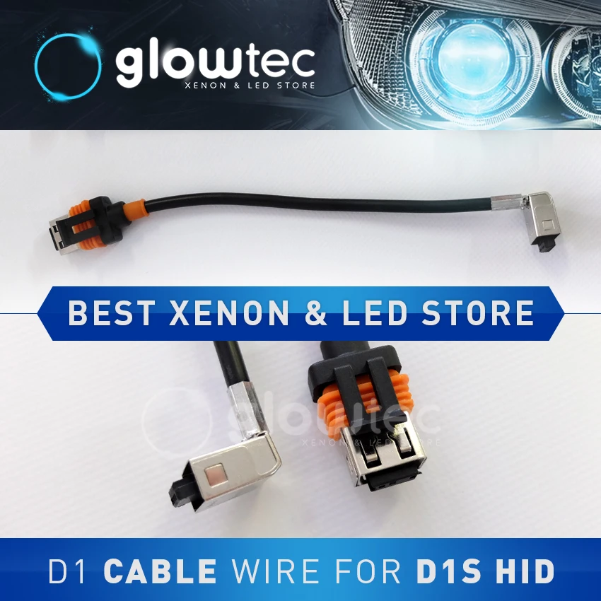 D1 cable wire harness 1pc for D1S D1R D1C HID headlight bulbs 4300K ...