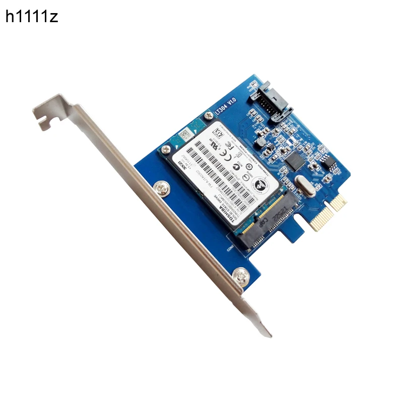 PCI-E-PCIe-to-mSATA-SSD-And-SATA-3-0-Combo-Extender-Adapter-Card-6Gbps ...