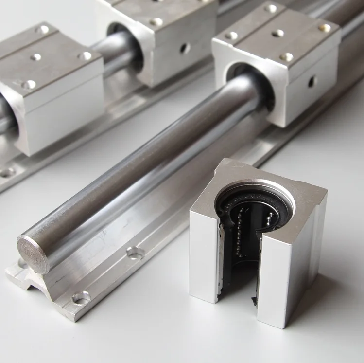 2pcs Sbr16 1200mm Linear Guide + 4pcs Sbr16uu Linear Blocks Beairng For ...