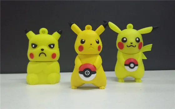USB stick New style Pikachu and Pokemon Go real capacity cartoon usb ...