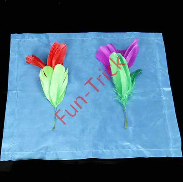 Handkerchief Appearing Two Flowers Magic Trick , Stage Magic-in Magic ...