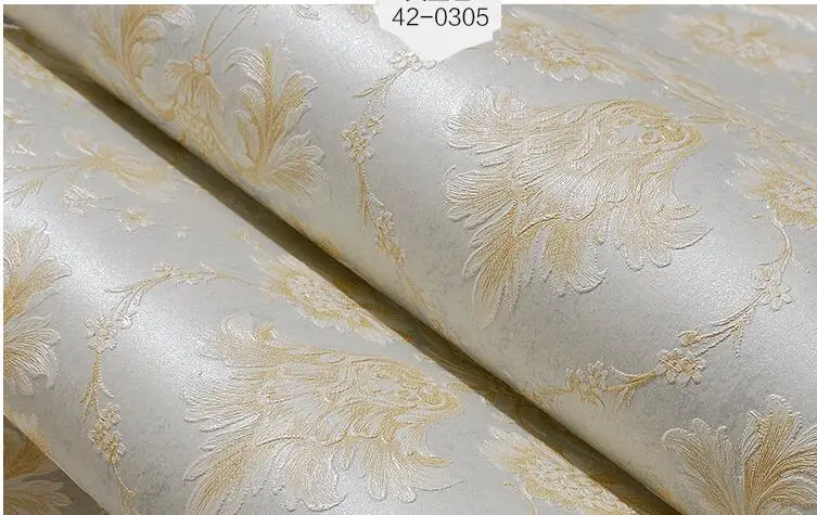 Купить beibehang обои европейский роскошь спальни обои в 3D стерео ...