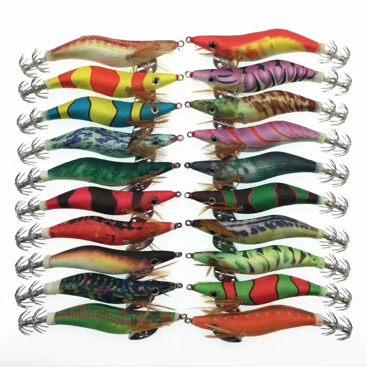 10pcs Squid Jigs Fishing Squid Lures 10cm 13.5cm Hard Lure Strong ...