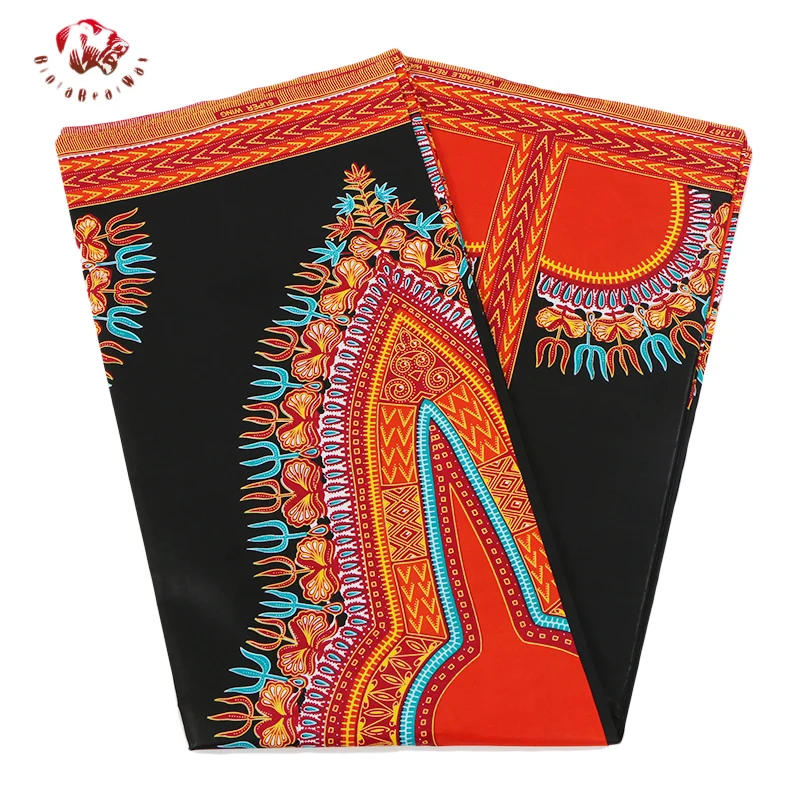 2017 Fashion High Quality Black African Java Wax Fabric 100% Cotton ...