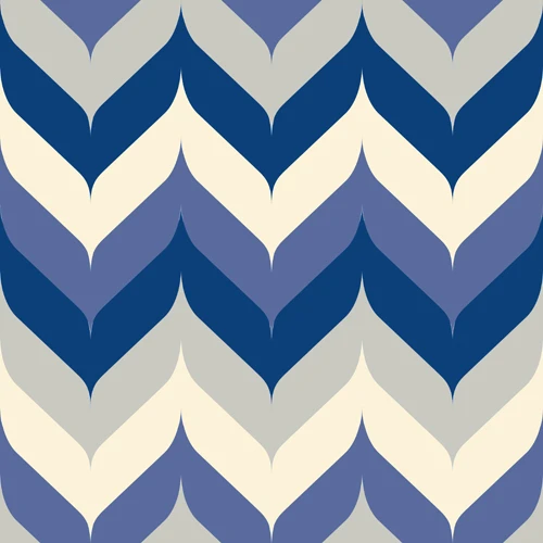 Chevron Background With Initials D
