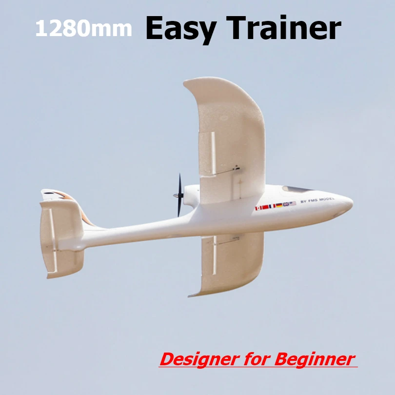 FMS 1280mm Easy Trainer 1280 4CH 2S PNP Durable EPO Trainer Beginer RC ...