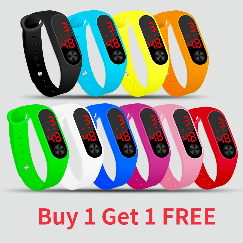 new mens womens touch screen rubber silicone gift watche children ...